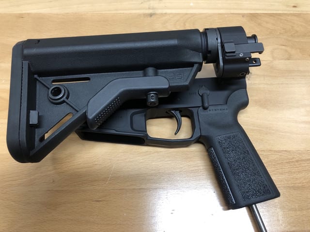 Integrated Folding AR-15 Billet Complete Lower Receiver – 17 Design and ...