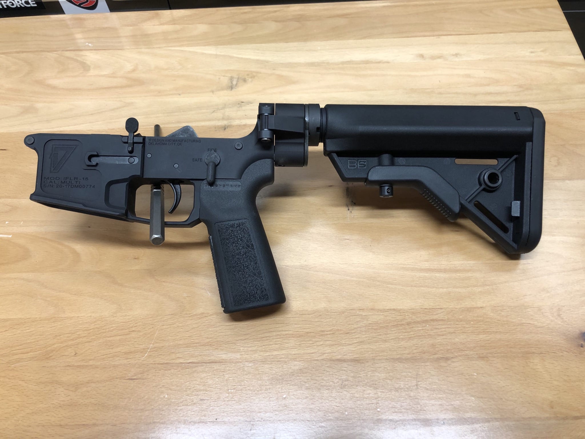 Integrated Folding AR-15 Billet Complete Lower Receiver – 17 Design and ...