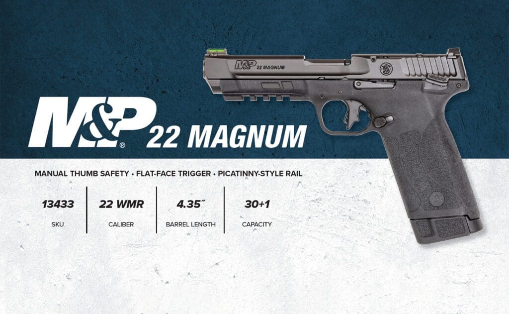New Smith & Wesson M&P22 MAGNUM Chambered in .22 WMR – H&H Shooting ...